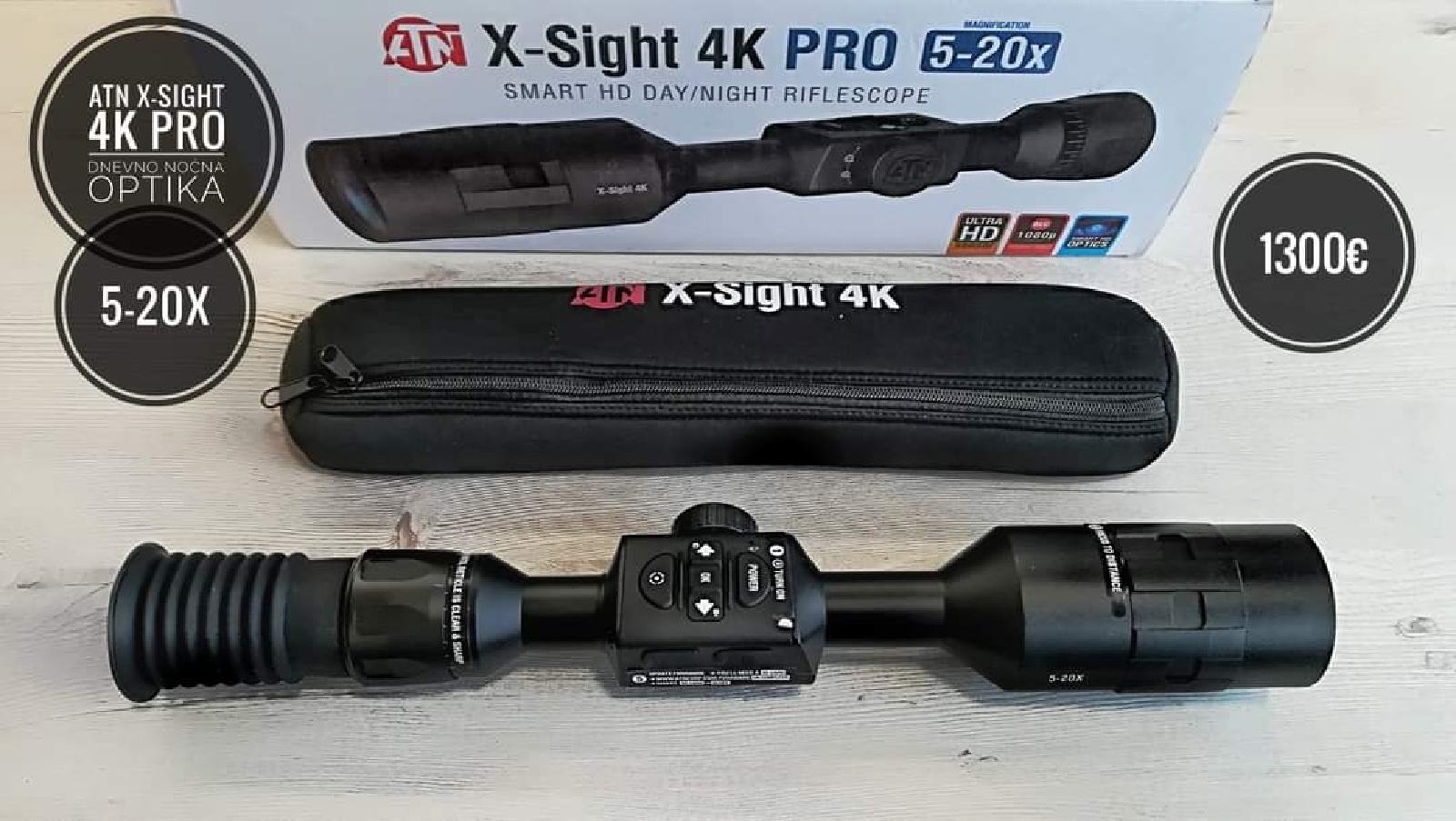 Atn x-sight 4k pro 5-20