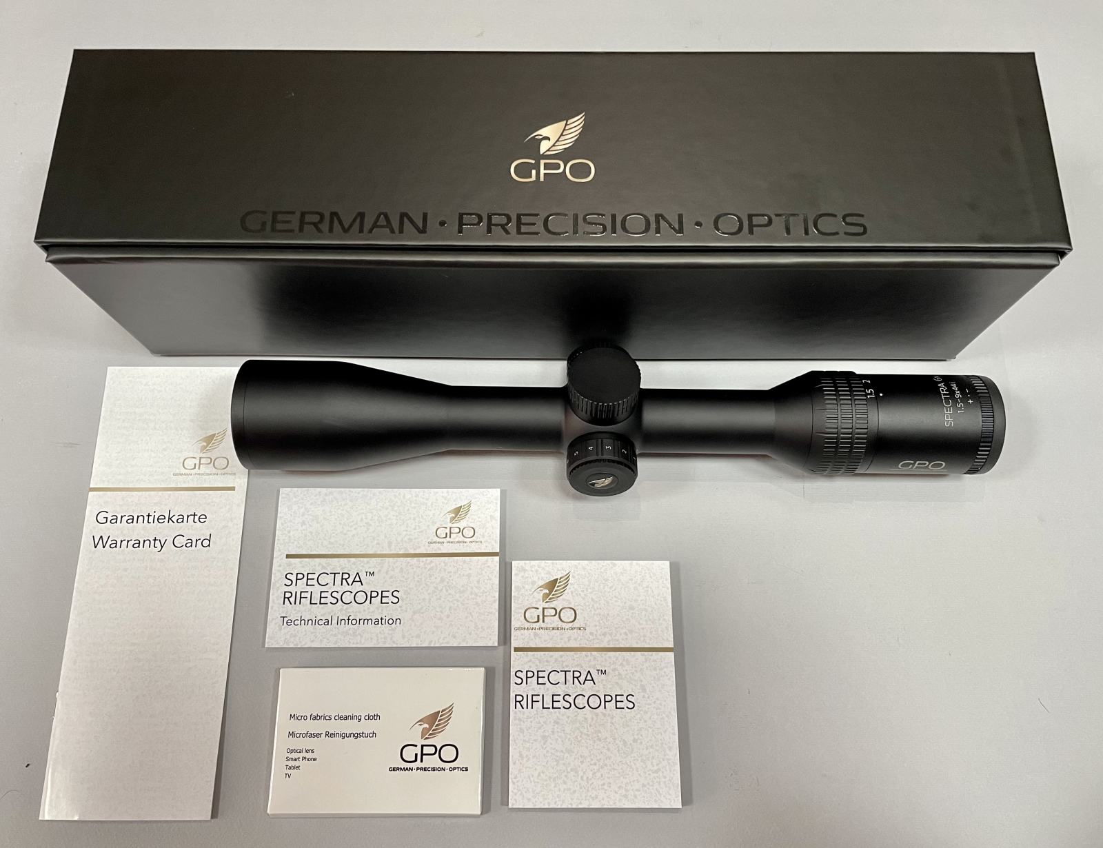 Optika GPO German-Precision-Optics Spectra 1,5-9X44 ,Novo u Trgovini