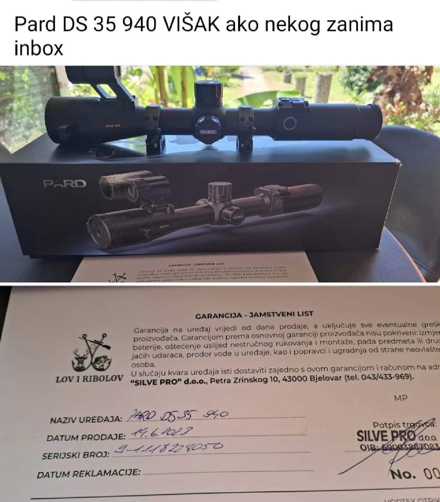 Prodajem PARD DS 35 940