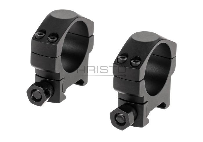 Vector Optics 30mm Low Profile Weaver Rings Black