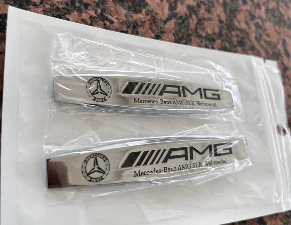 AMG MERCEDES BENZ special OZNAKA EMBLEM ZNAK LOGO s 3m naljepnicom
