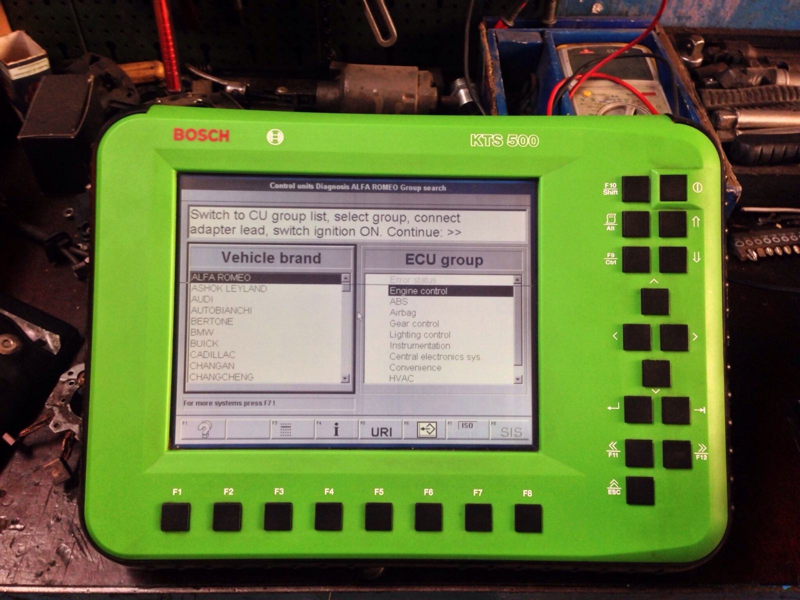 Bosch KTS 500 dijagnostika