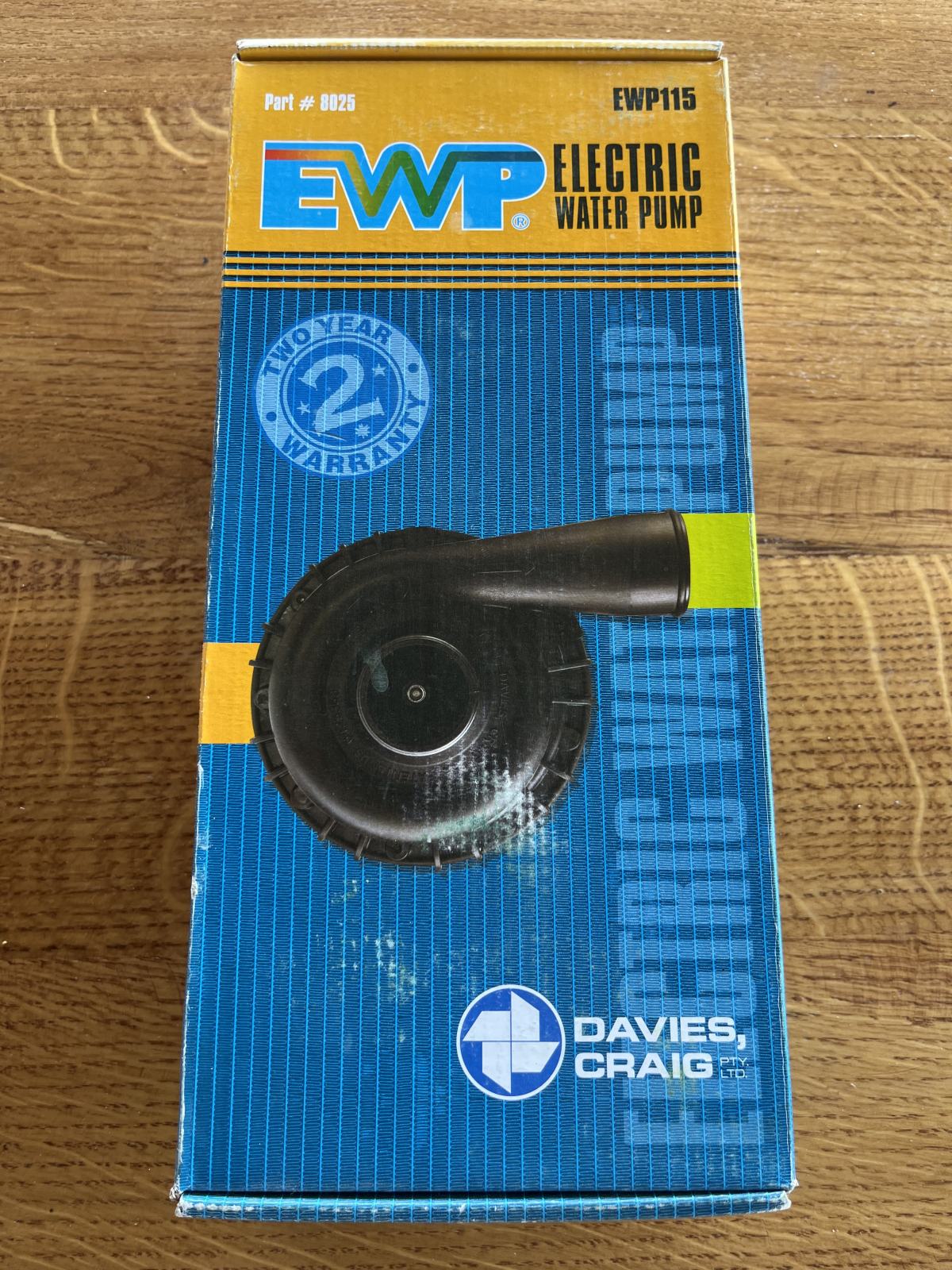 Davies Craig, electric water pump (EWP 115), part #8025