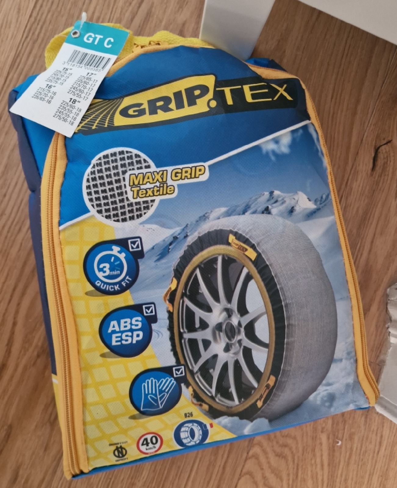 GripTex Grip Tex Tekstilne carape GT C