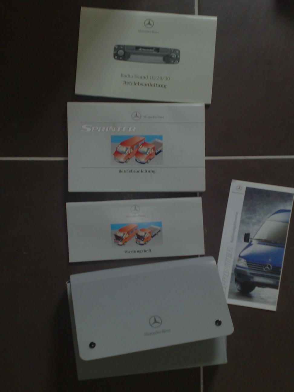 KOMPLETNA MAPA/ ORDNER/ UPUSTVA / OBJAŠNJENJA ZA MERCEDES SPRINTER