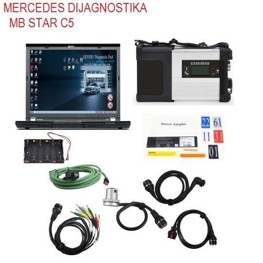 MB Star C5 Mercedes dijagnostika + Laptop 9/2023.god Spremno za RAD