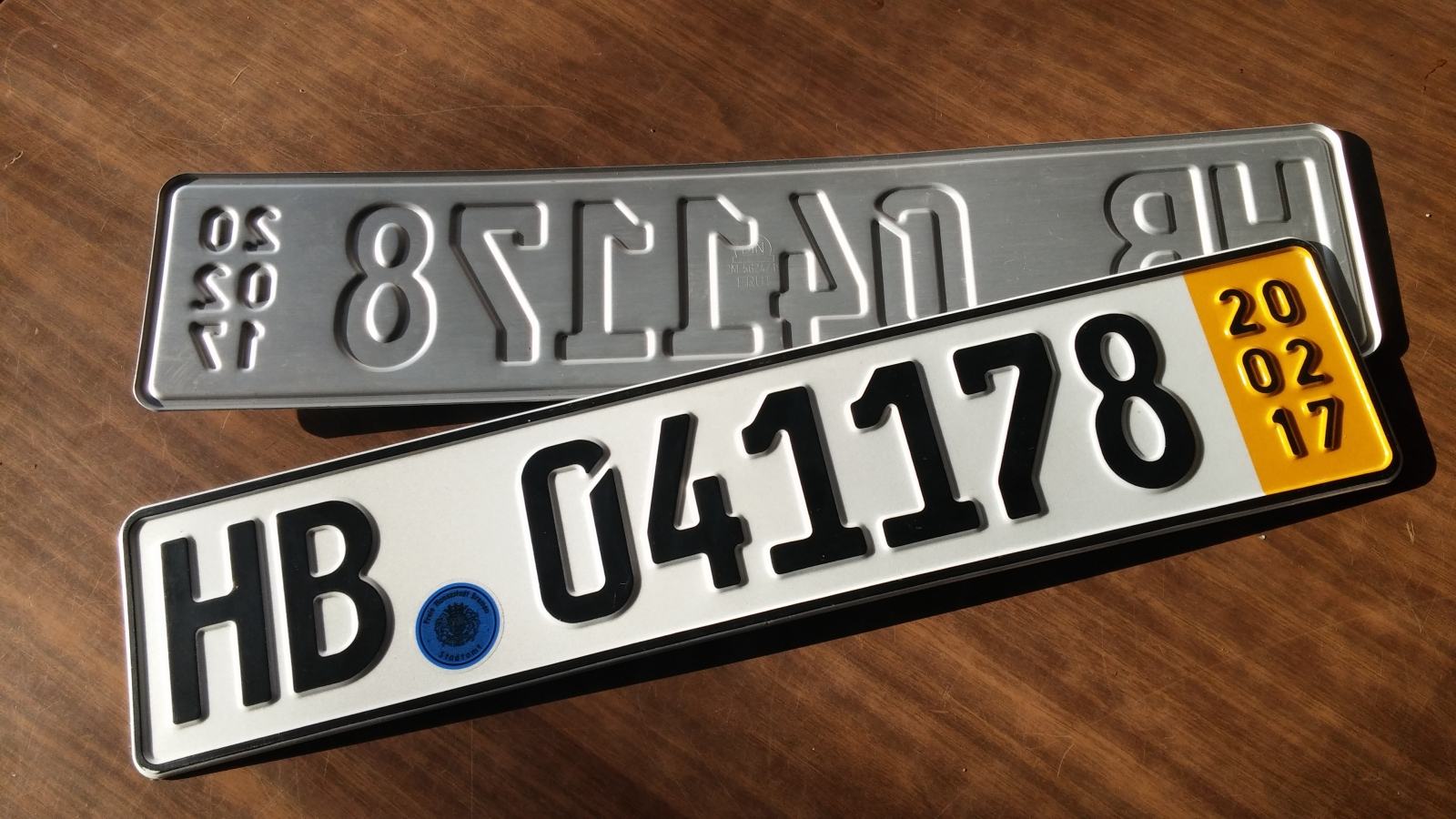 Njemačke auto tablice / registarske pločice