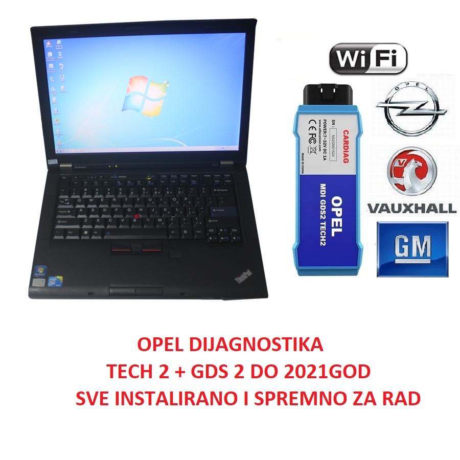 Opel Tech2 + Opel GDS2 2021god OPEL Dijagnostika Car Diag Dijagnostika