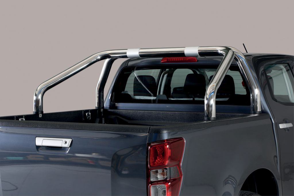 Roll bar - Double - Misutonida - 76 mm - Crom ili Crna mat - Isuzu D-M