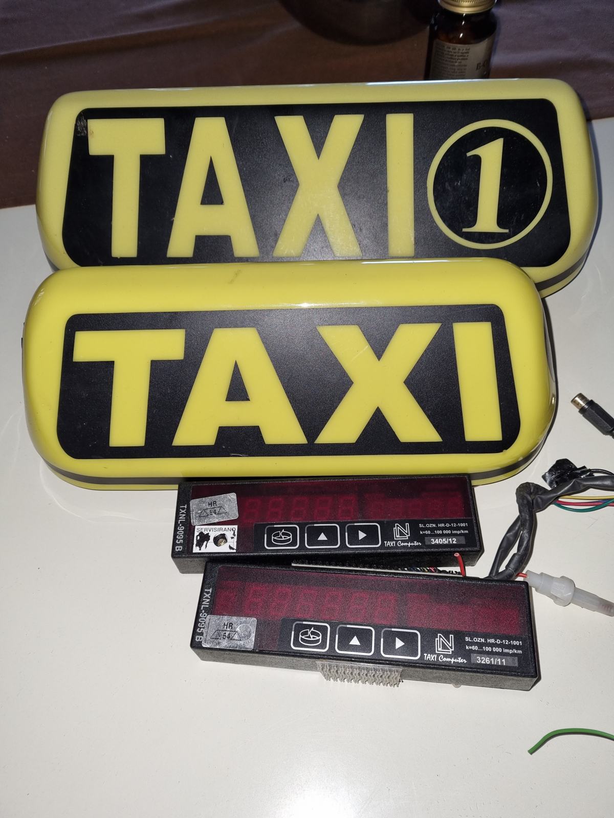 Taxi table i taximetri