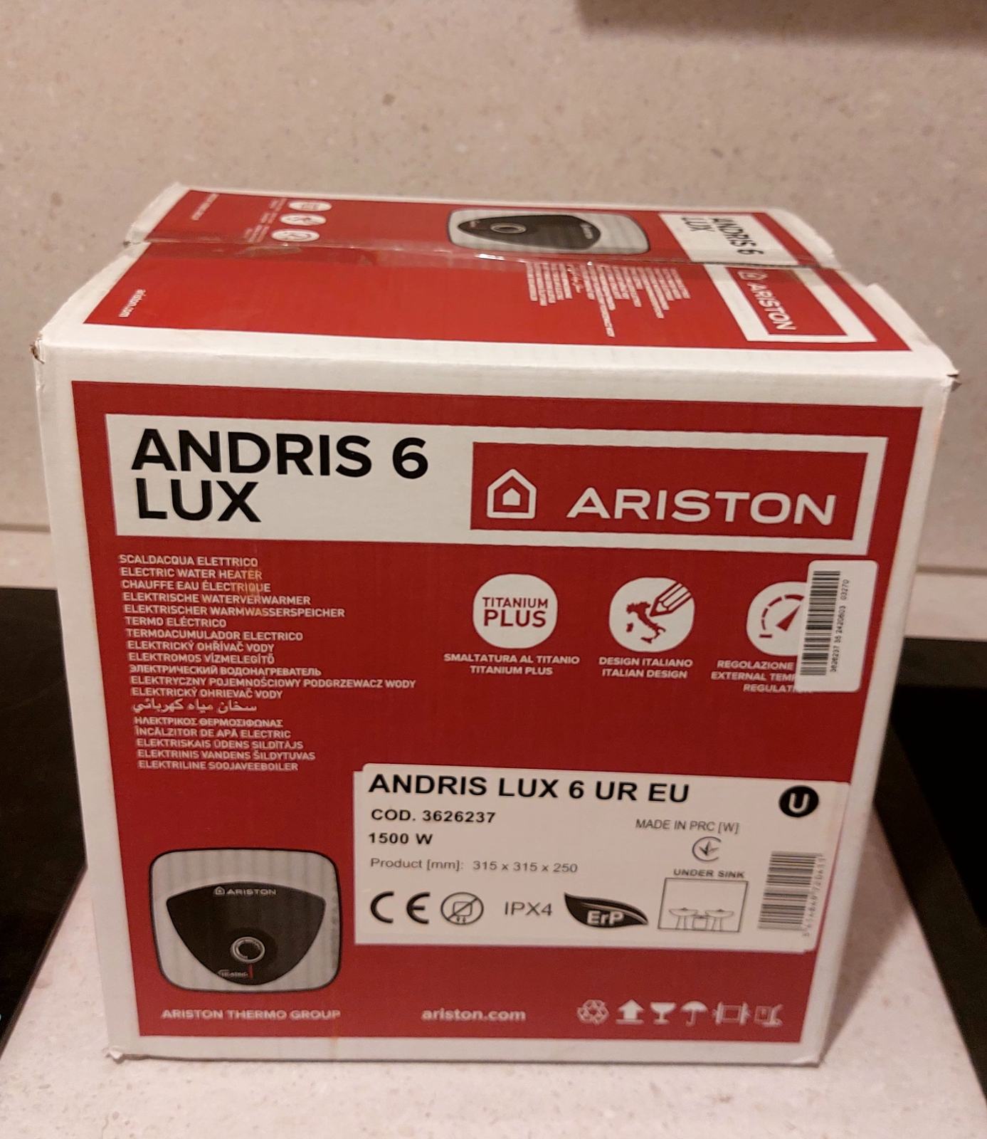 Bojler Ariston Andris Lux 6 UR