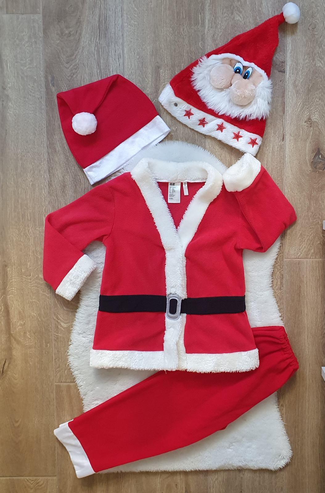H&M 110/116 božićno odijelo Djeda Mraza