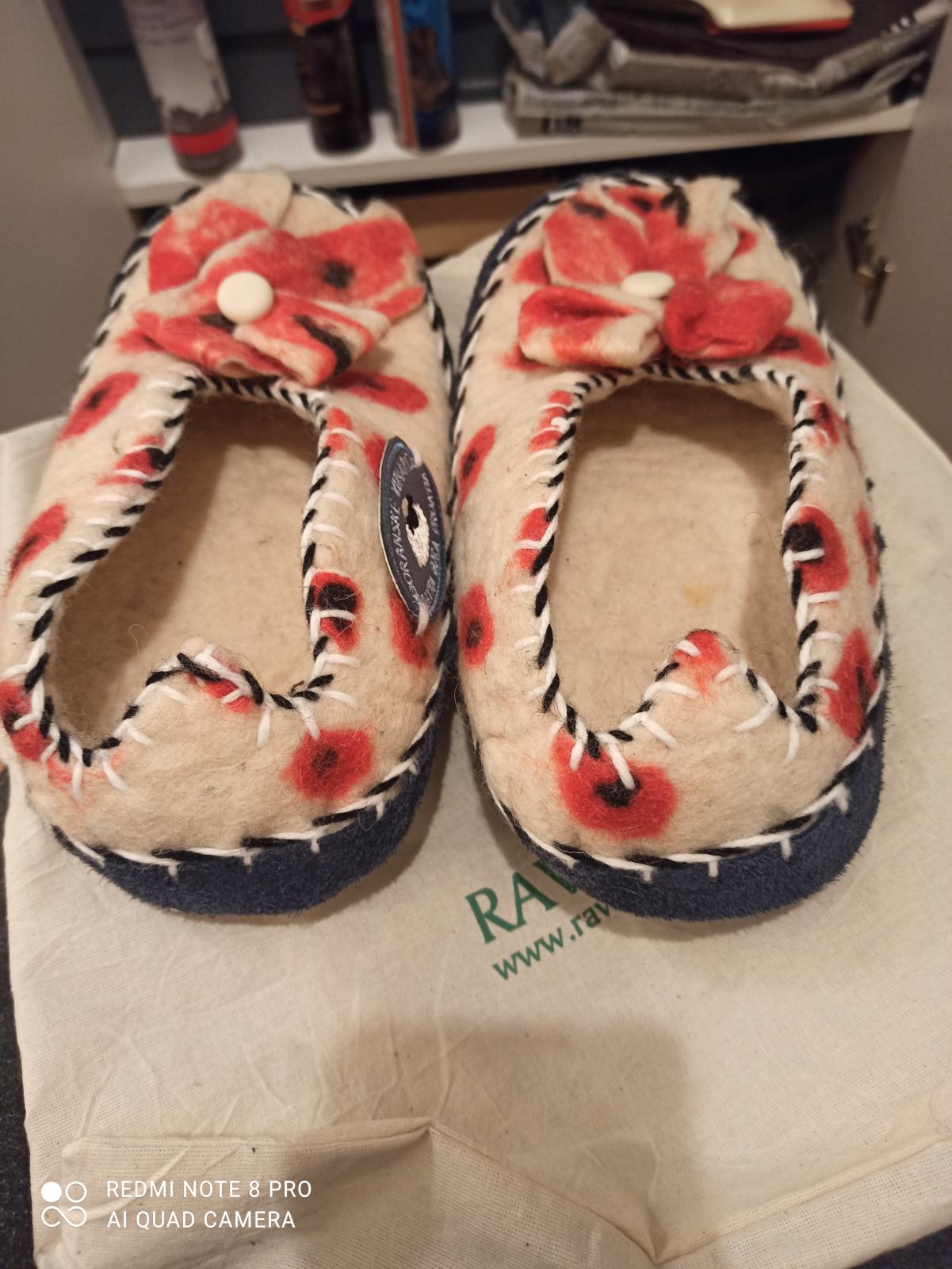 papuče od ovčje češljanje vune