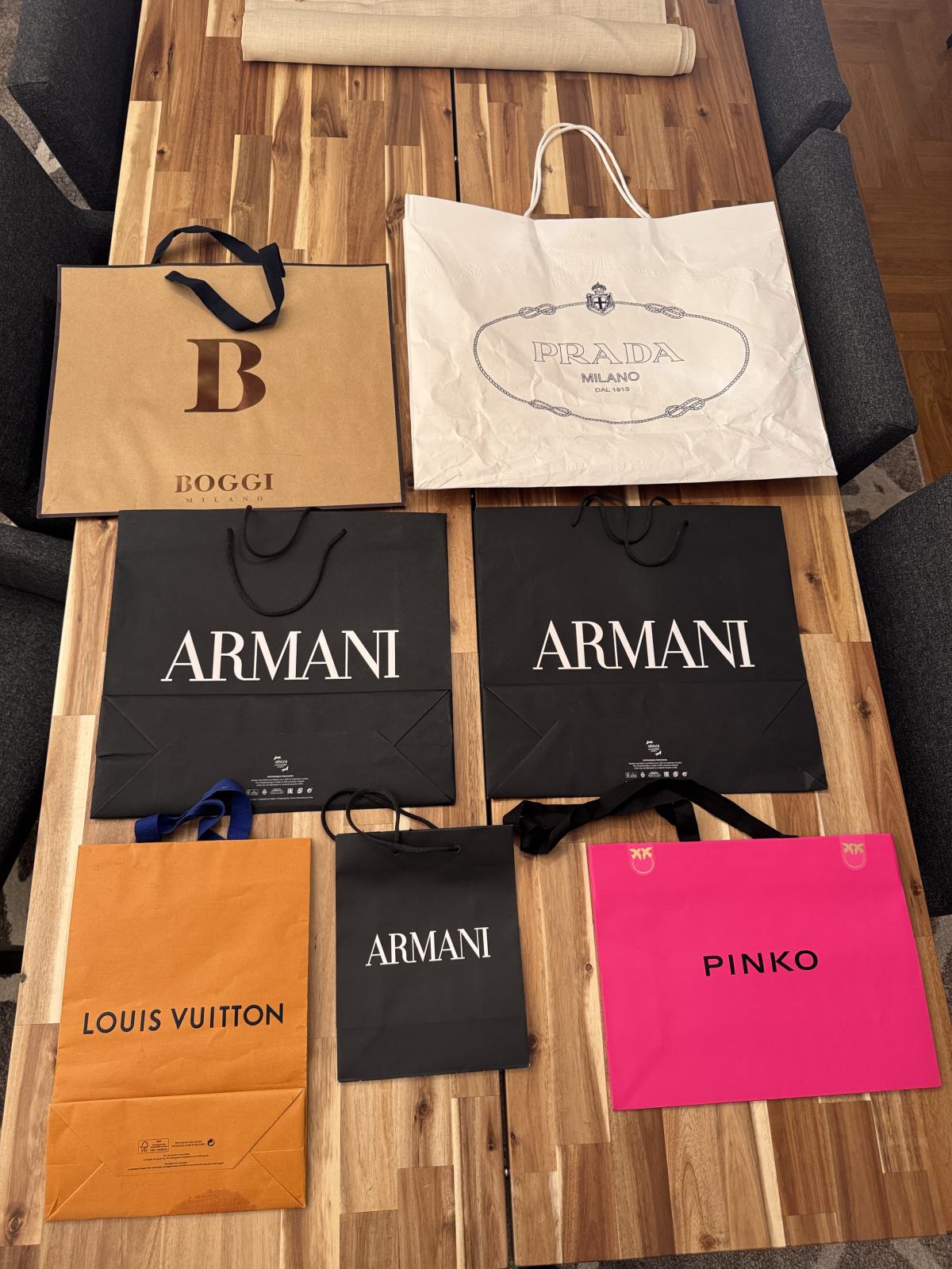 Soping Torba PINKO PRADA ARMANI 7kom LOT