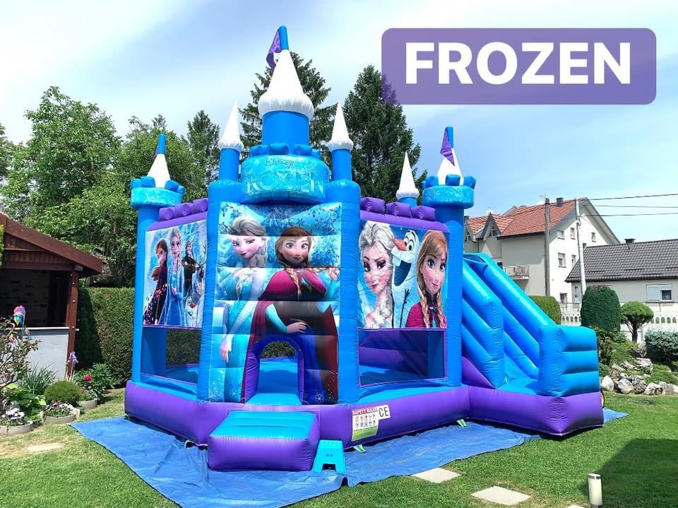 Dvorac na napuhavanje - FROZEN