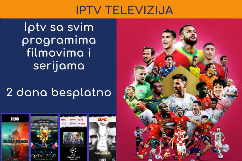 PROBAJ BESPLATNO IPTV TELEVIZIJA