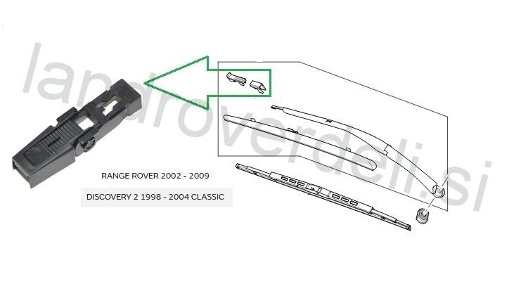 DRŽAČ METLICE BRISAČA ZA VOZILO RANGE ROVER I LAND ROVER DISCOVERY