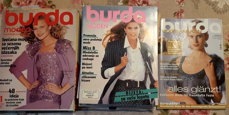 Burda časopisi od 1975. do 2005.