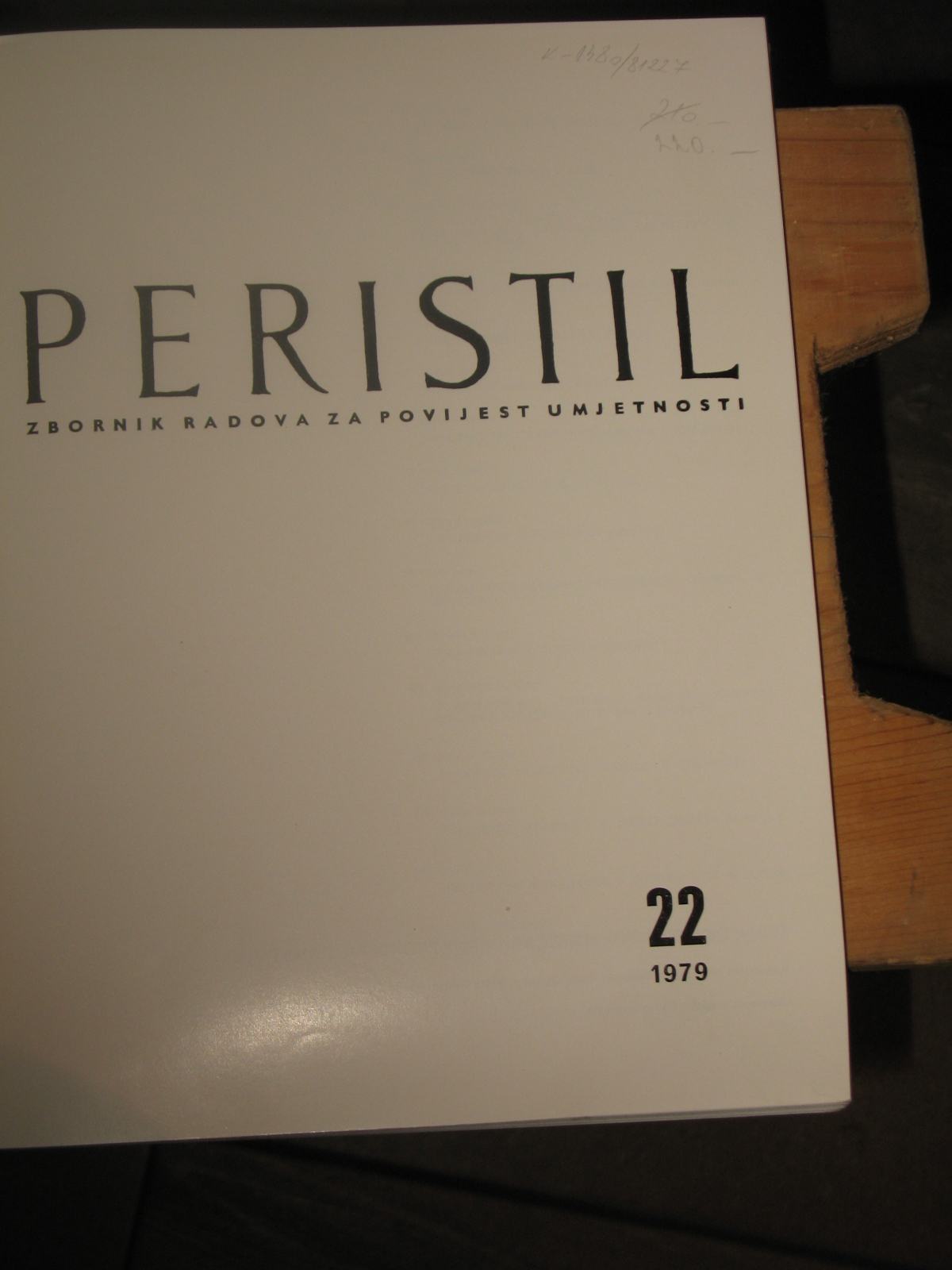Časopis Peristil više brojeva