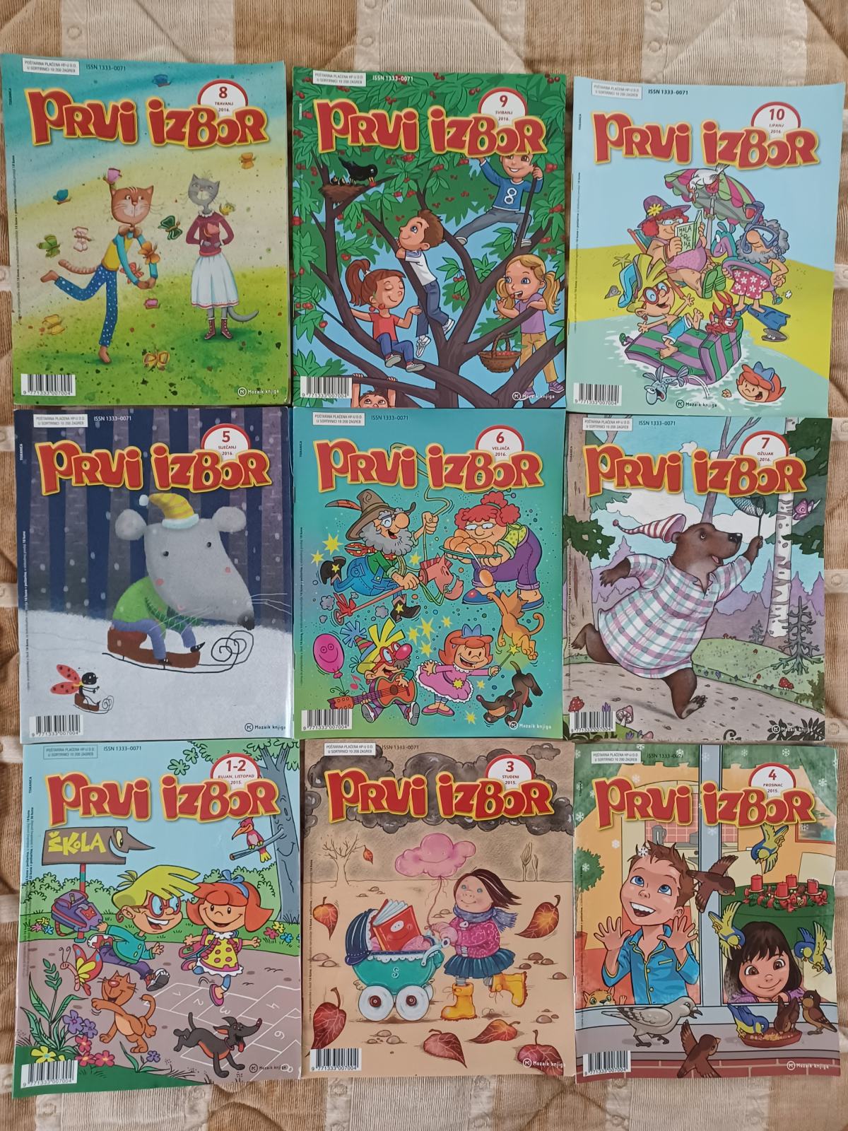 Dječji časopis: Prvi izbor (rujan 2015. - lipanj 2016.) + časopis Smib