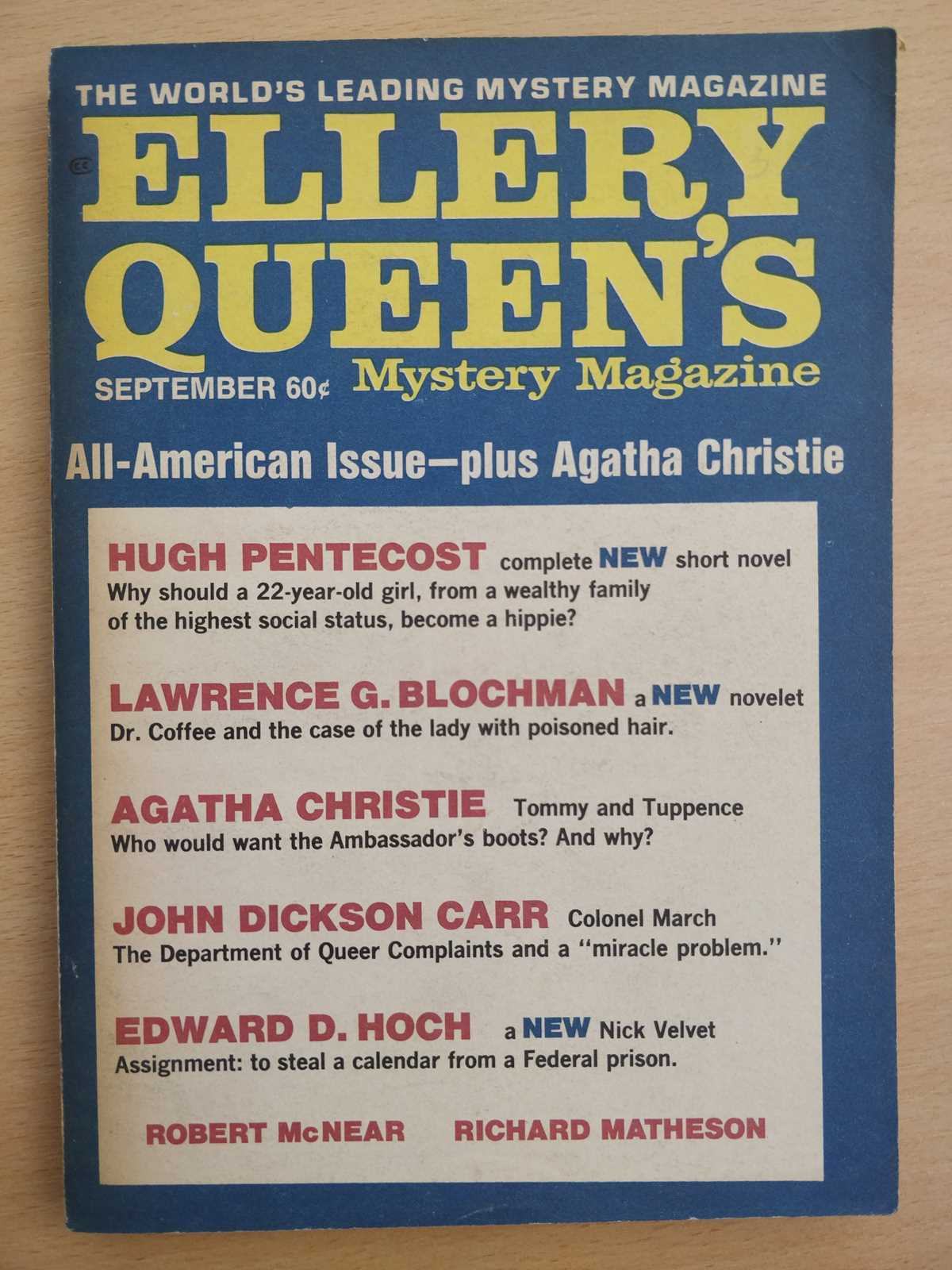 Ellery Queens Mystery Magazine Vol 56 No 3