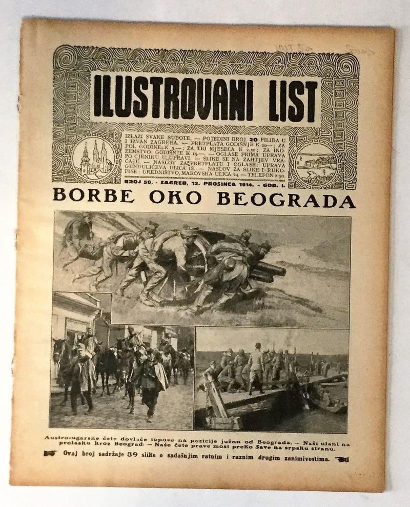 ILUSTROVANI LIST : ČASOPIS 1914. BROJ 50