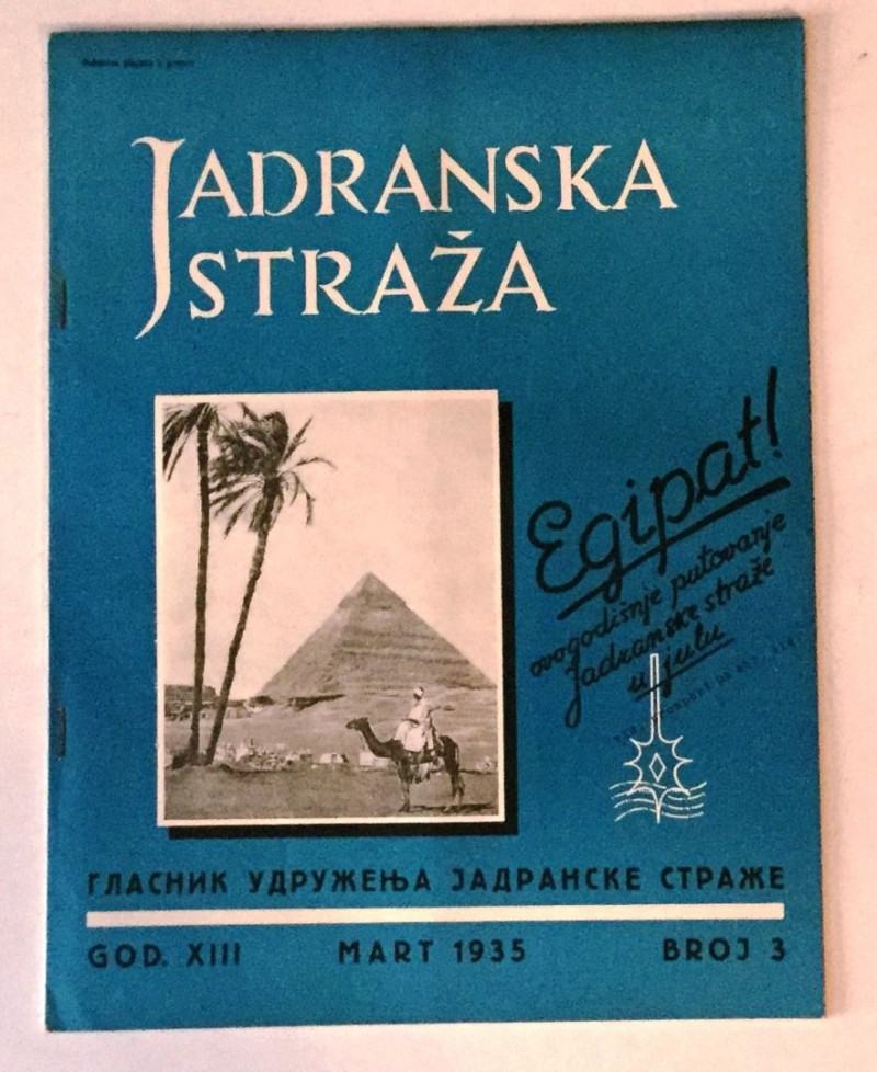 JADRANSKA STRAŽA 1935. BROJ 3