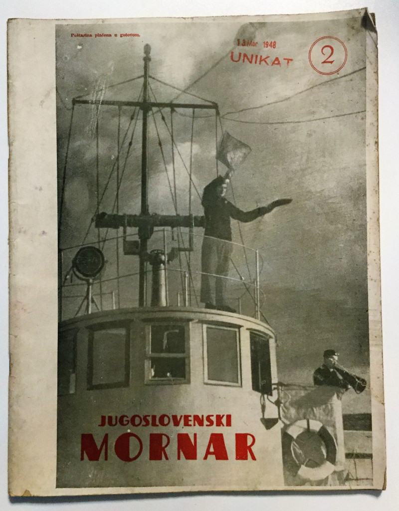 JUGOSLAVENSKI MORNAR - ČASOPIS, BROJ 2 GOD. IV 1948.