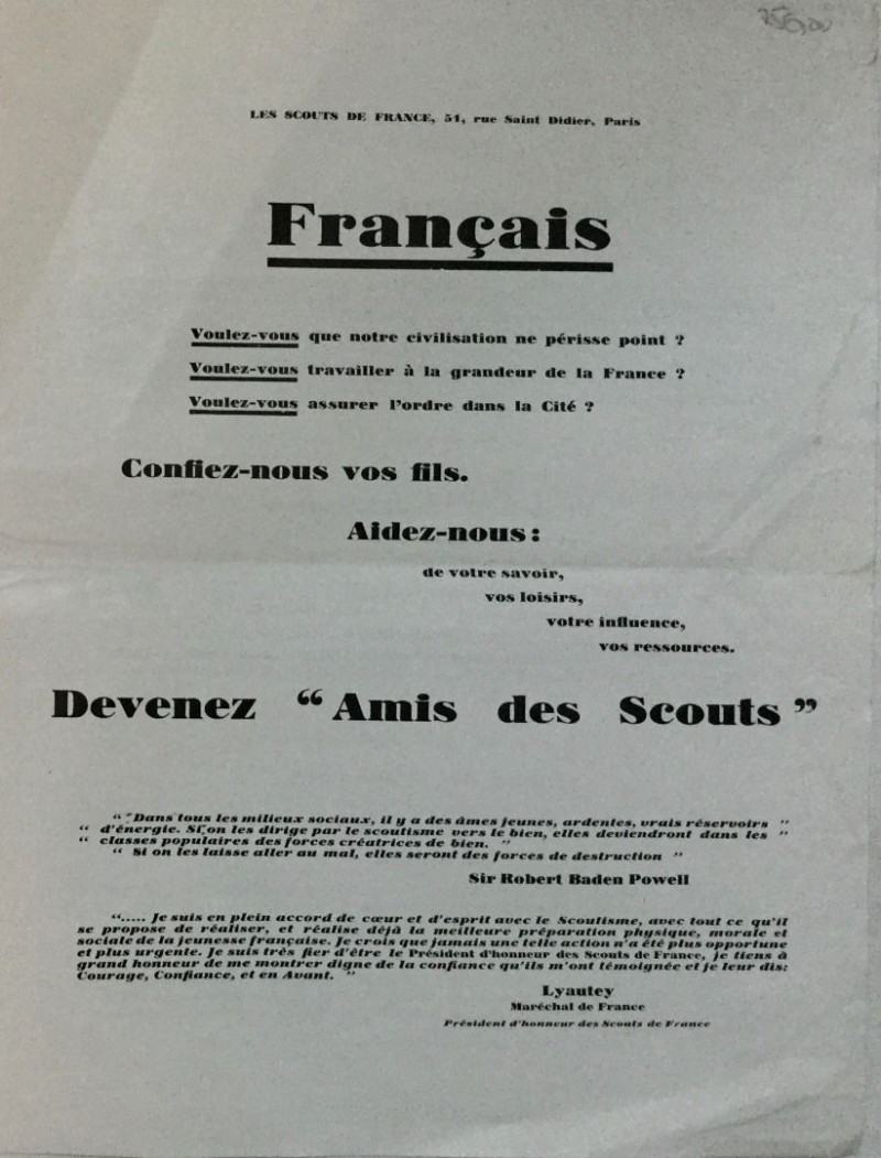 LES SCOUTS DE FRANCE