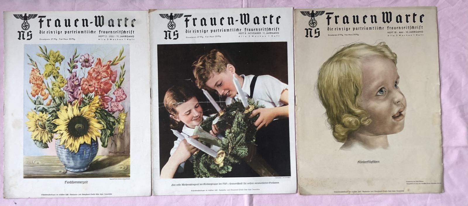 TREĆI RAJH - LOT OD TRI STARA ČASOPISA