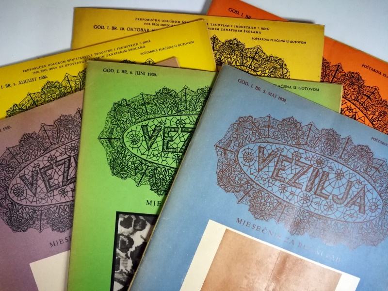 Vezilja : mjesečnik za ručni rad ( 9 brojeva iz 1930. godine )