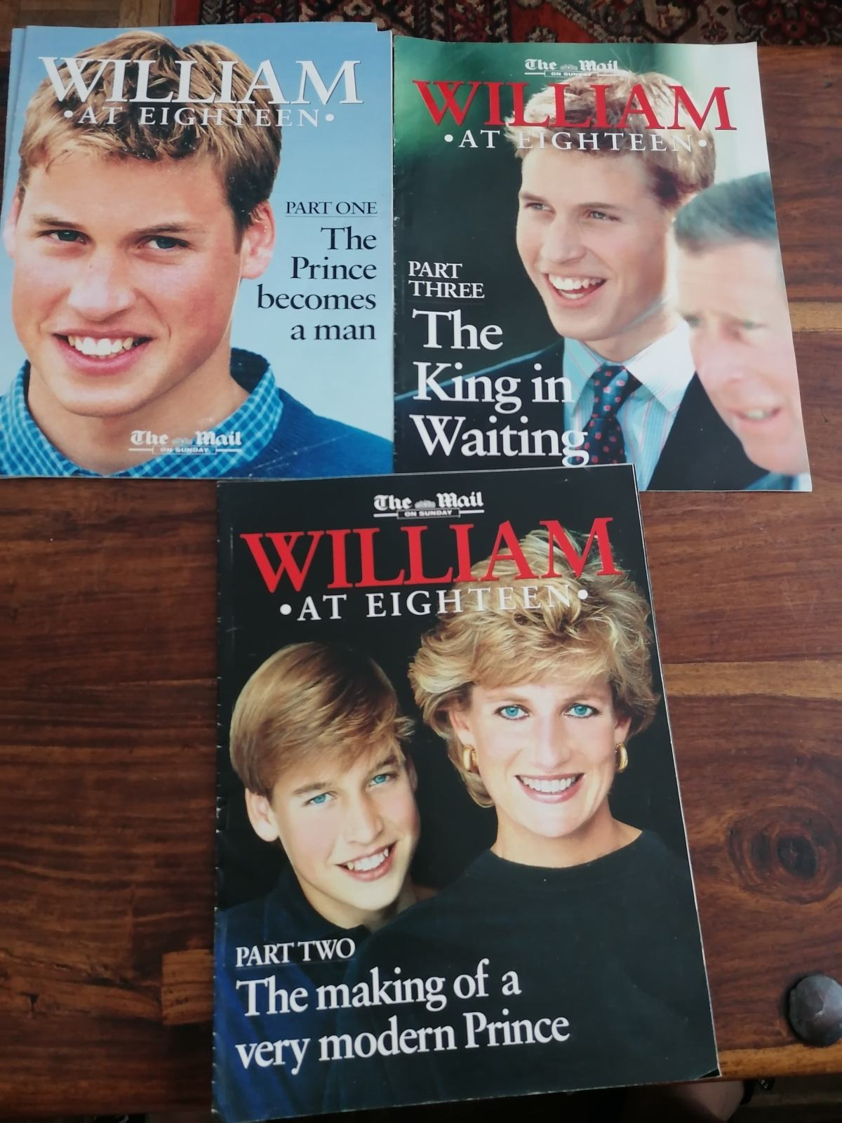 William, tri časopisa, kolekcija na engleskom jeziku