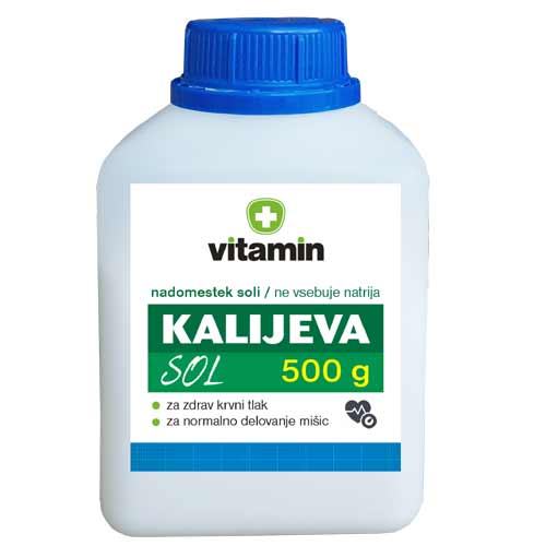 Kalijeva sol-kalij klorid-500 gr