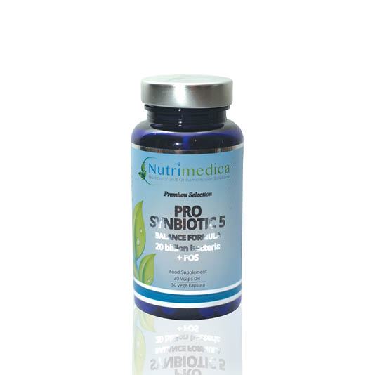 ProSynbiotic 5 Balance formula 20 bilion bacteria + FOS, 30 vege capsu