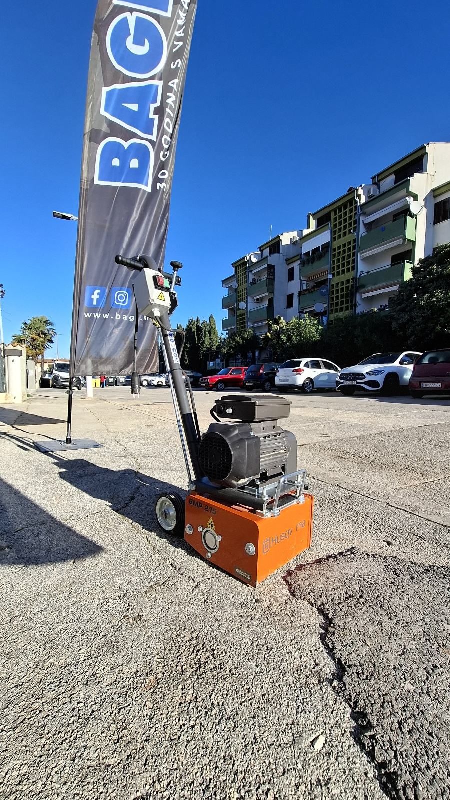 Husqvarna BMP 215 freza za beton/asfalt ***AKCIJA*** DEMO