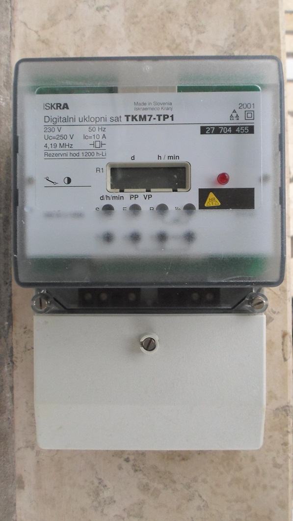 ISKRA digitalni uklopni sat TKM7-TP1