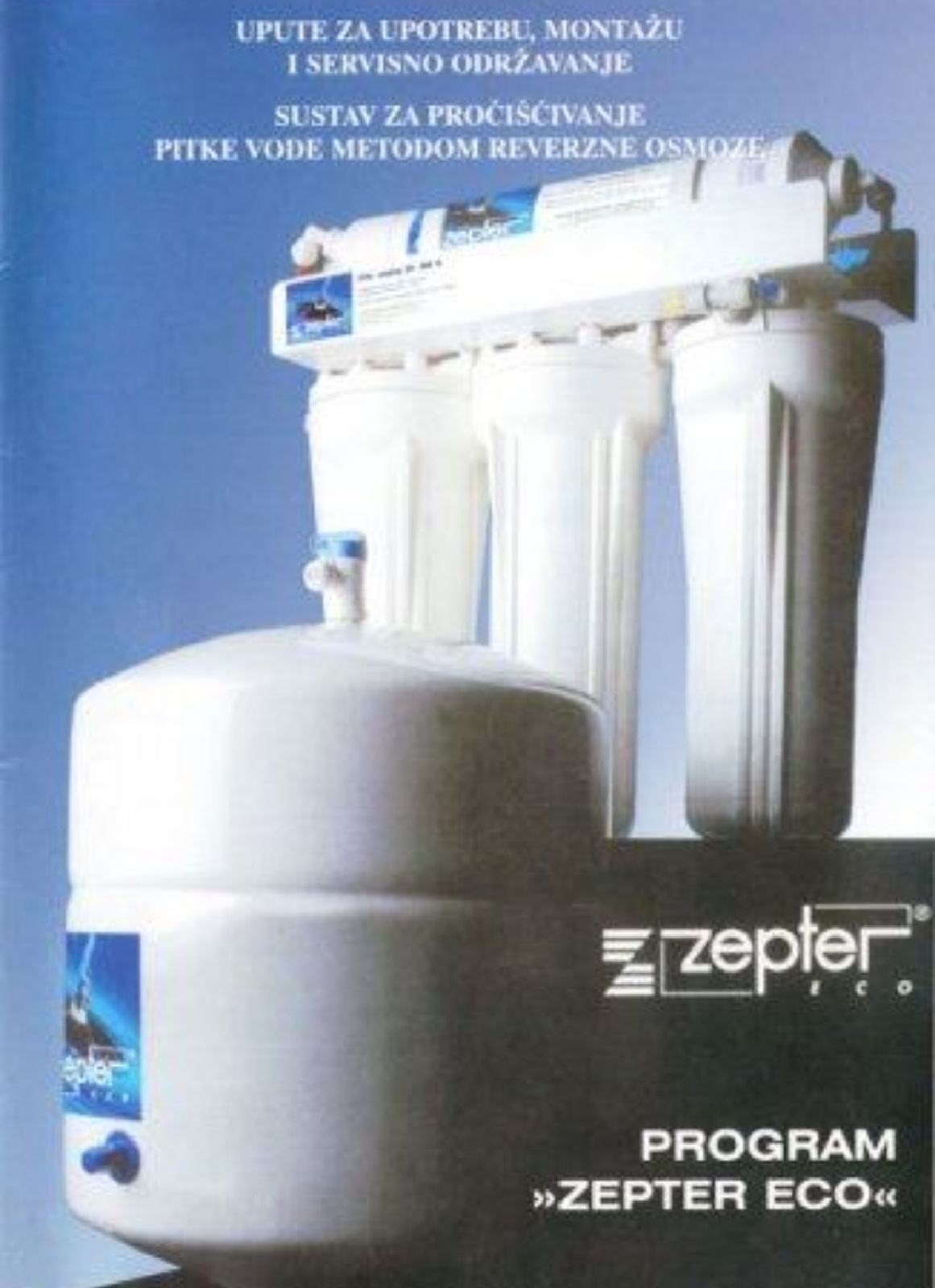 Uređaj za pročišćavanje vode - zepter