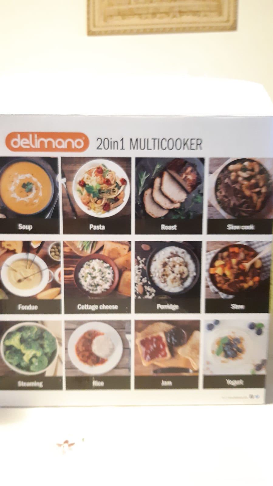 Delimano multicooker 20in1