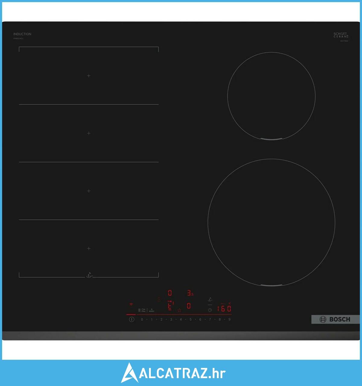 Indukcijska Ploča BOSCH PIX631HC1E 60 cm 59,2 cm 7400 W - NOVO
