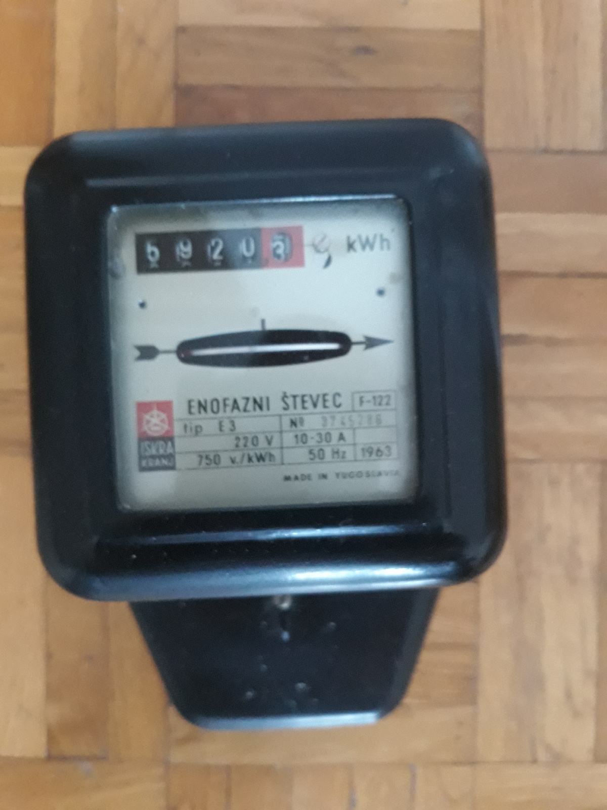 Jednofazno kontrolno brojilo ISKRA