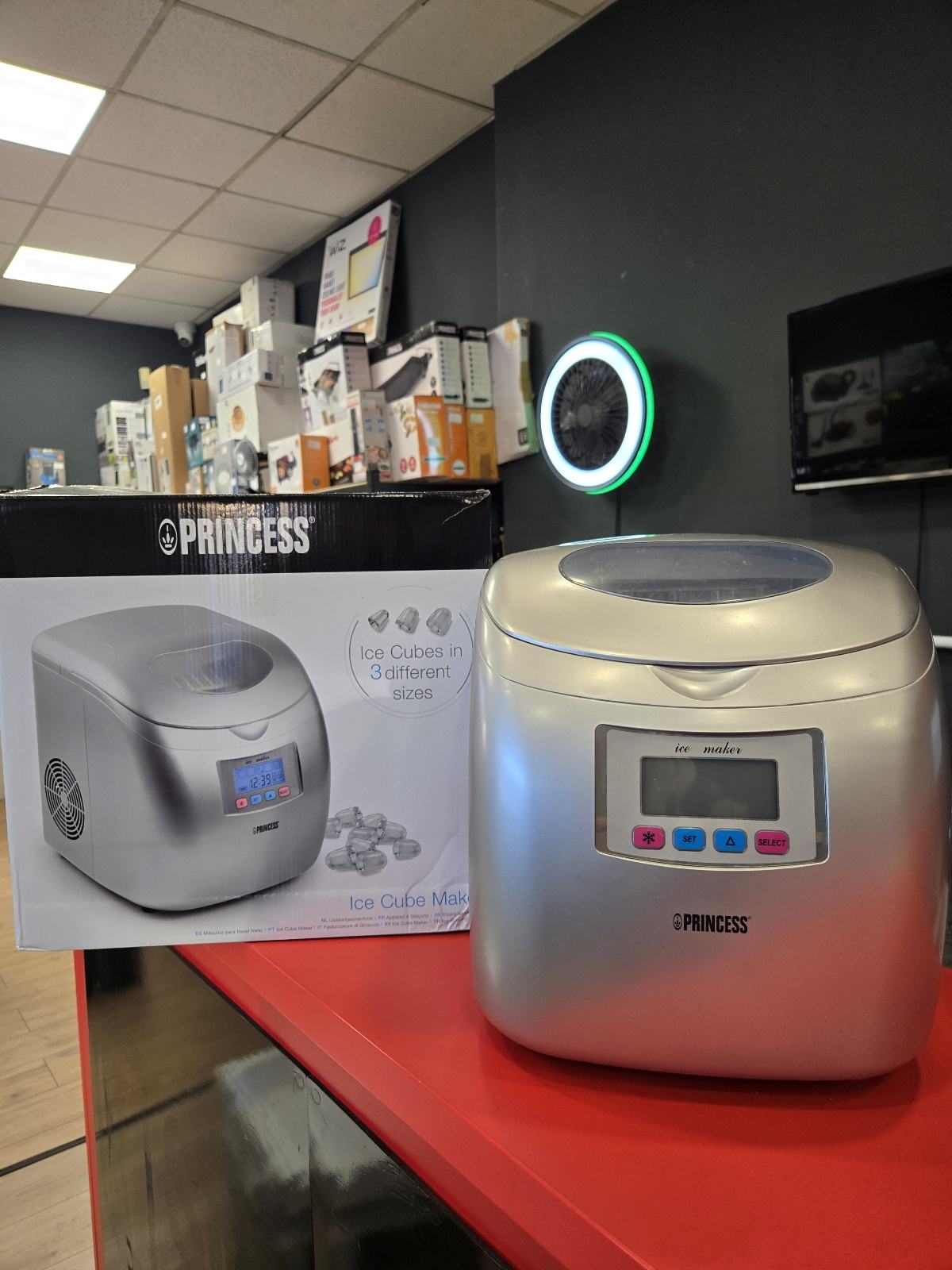 Princess Ice Cube Maker ledomat 2,8l 3 velicine ledenih kockica