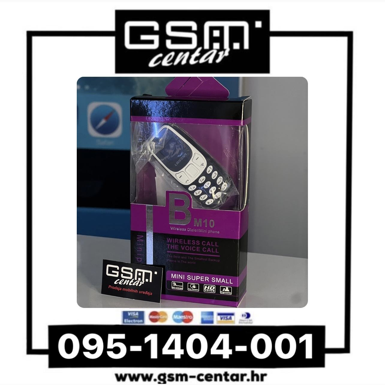 MINI MOBITEL L8STAR BM10 BLUETOOTH MOBITEL RAČUN, TRGOVINA