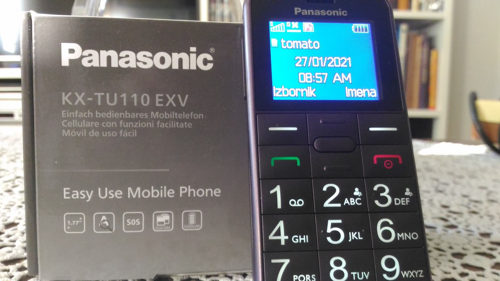 Panasonic KX-TU110 EXV + Tomato broj