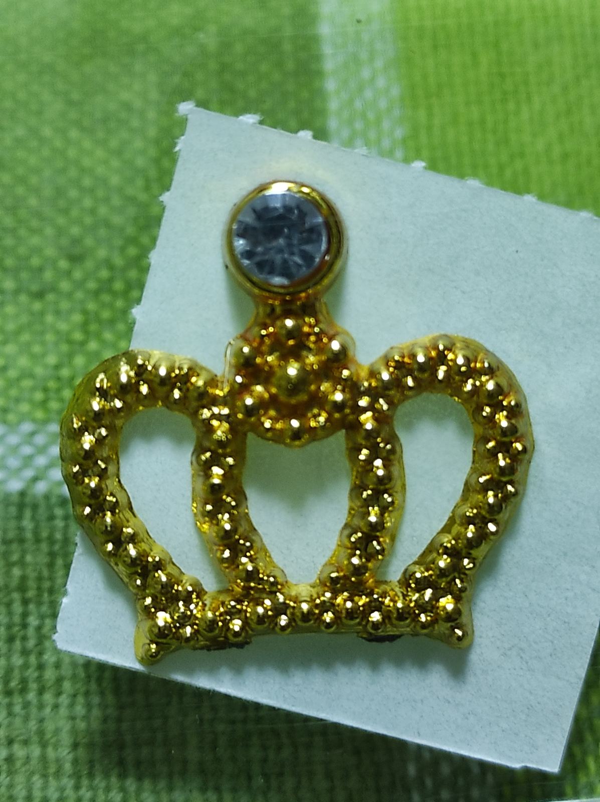 Zlatna kruna sa cirkonom