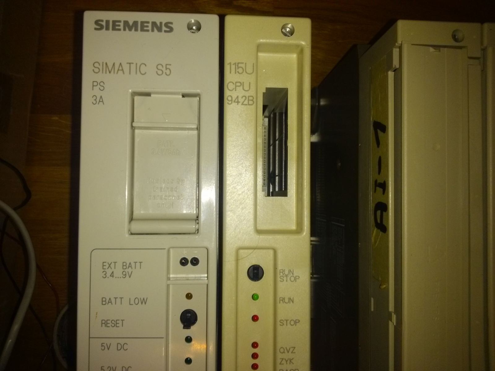 Napajanje i CPU za SIEMENS SIMATIC S5 PLC konfiguracije