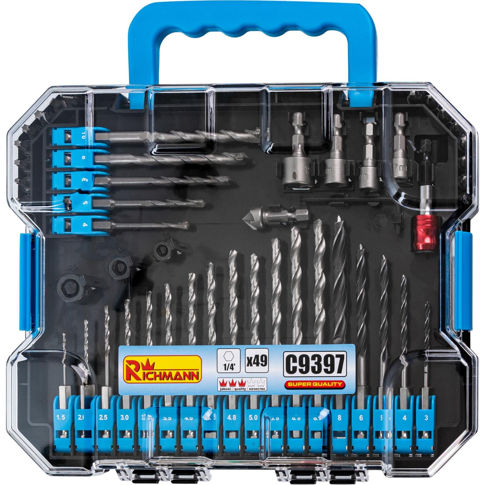 Set svrdala i udarnih bitova 49 u 1