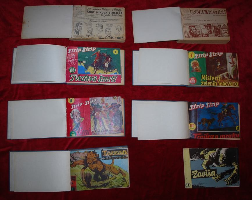 Strip Strip 1962/63g. uvezano u 7 knjiga =65kom = 199eur (MAUROVIĆ,