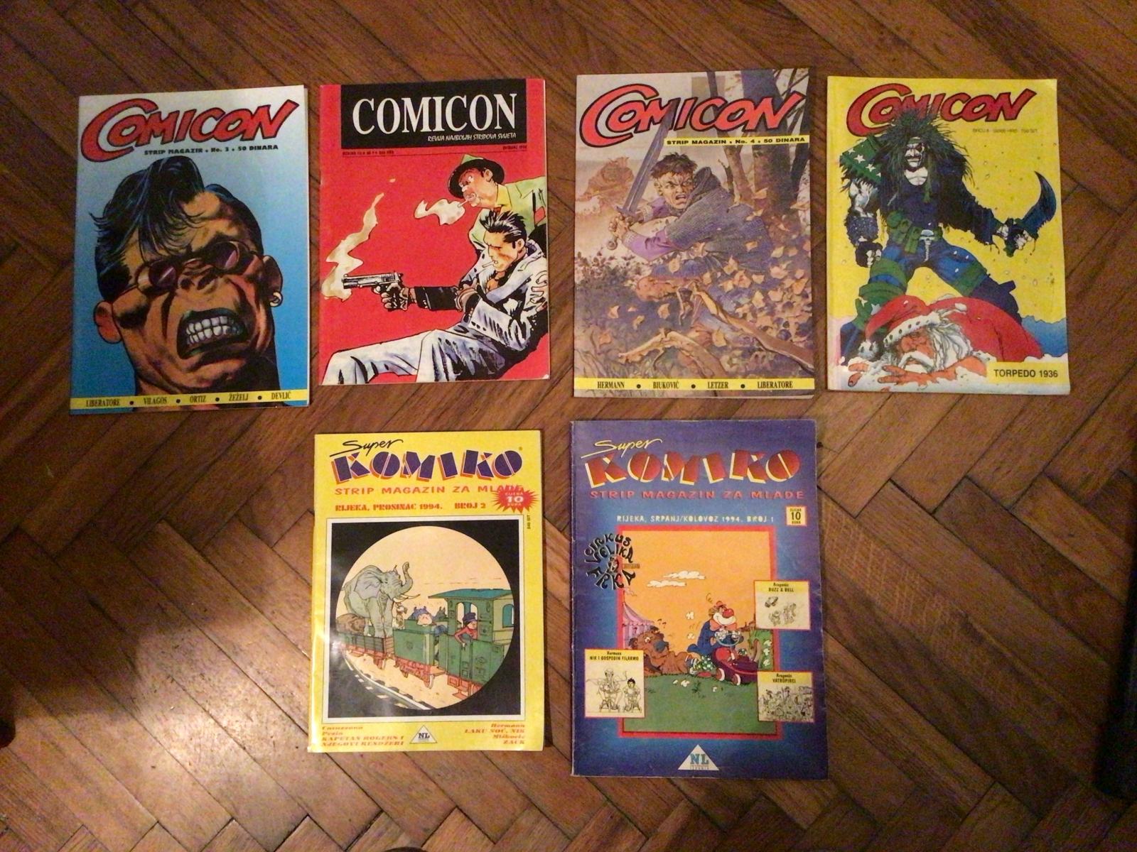 Comicon, Super komiko 1 i 2 strip