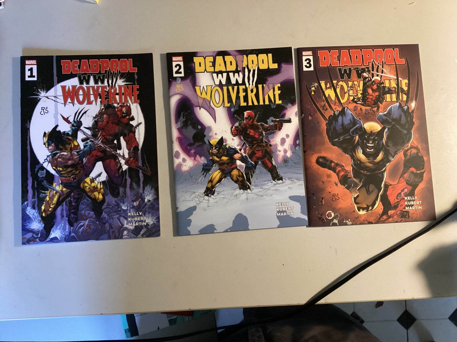 Deadpool ww wolverine 1,2,3 lot, crš