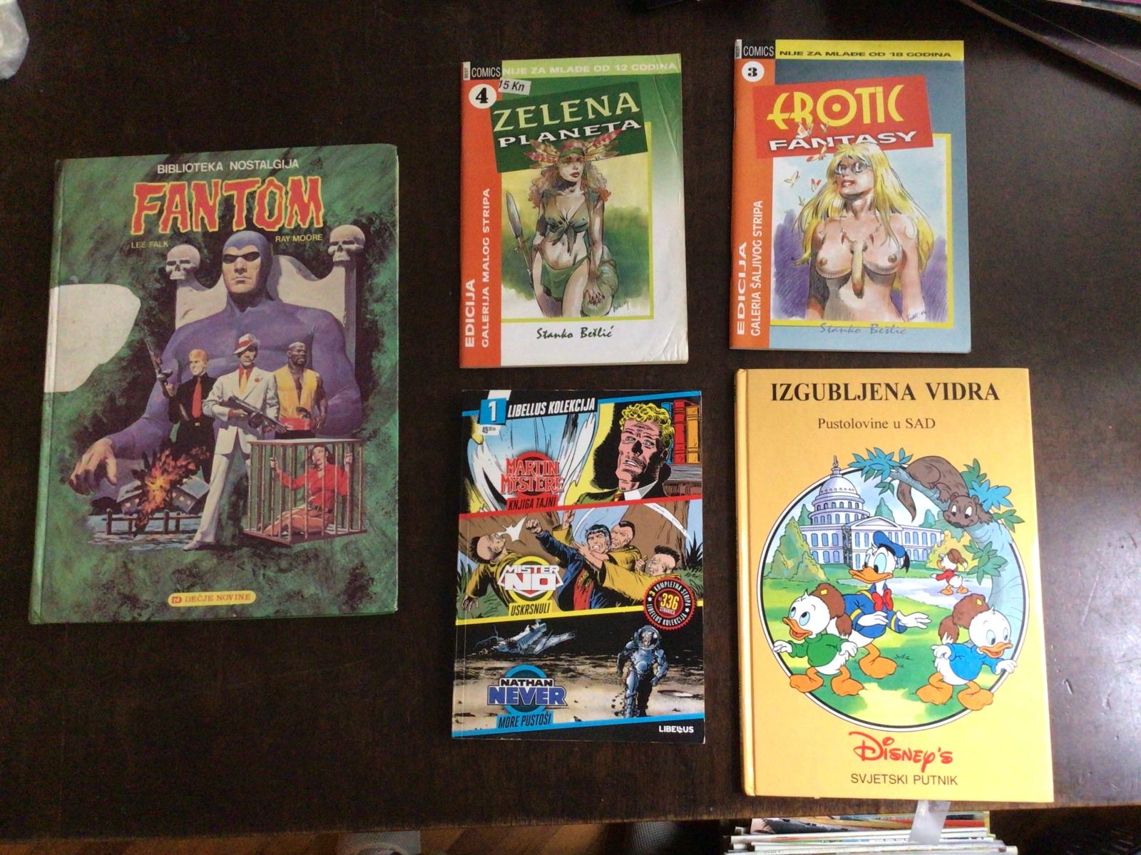 Fantom, stanko Bešlić, Disney, Marti, mr No, Nathan, Egmont